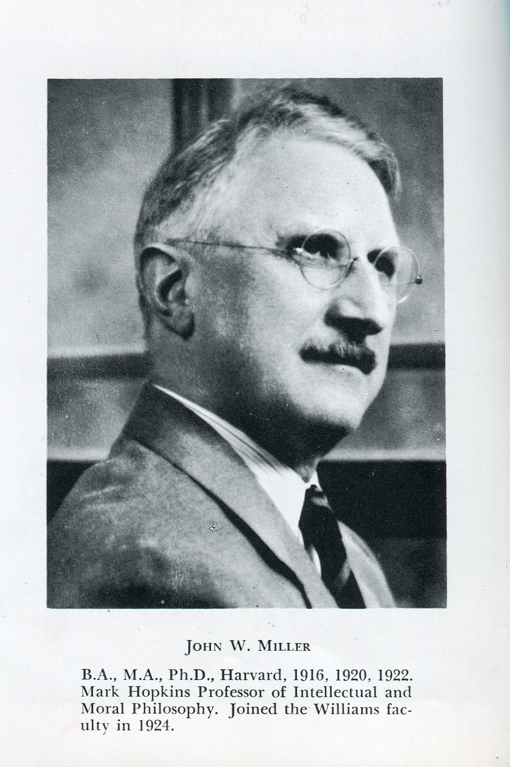 Biography | The John William Miller Fellowship Fund